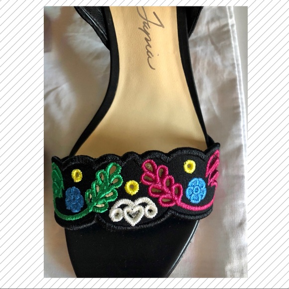 Isa Tapia | Shoes | Isa Tapia Floral Heel Sandal | Poshmark